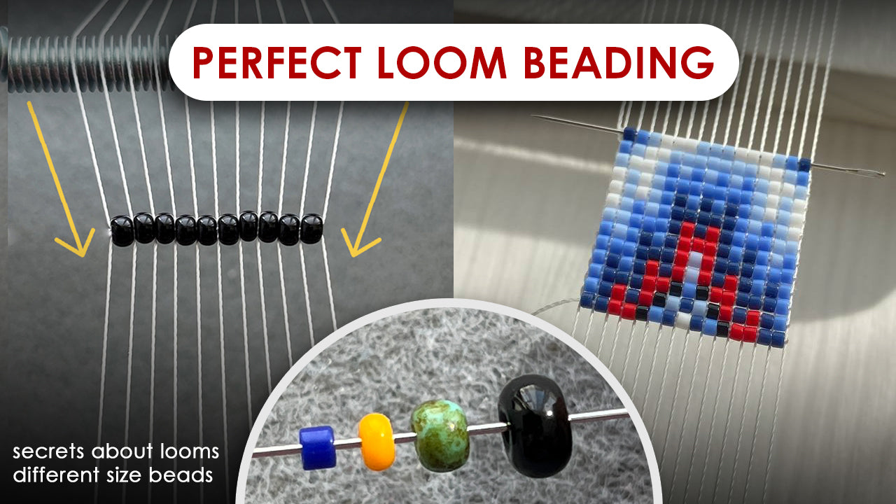How to Weave Beads of Different Sizes on a Loom – MariVirra