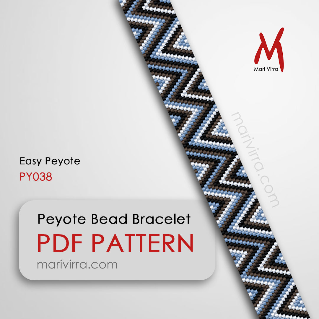 Easy Peyote Digital Bead Pattern – MariVirra