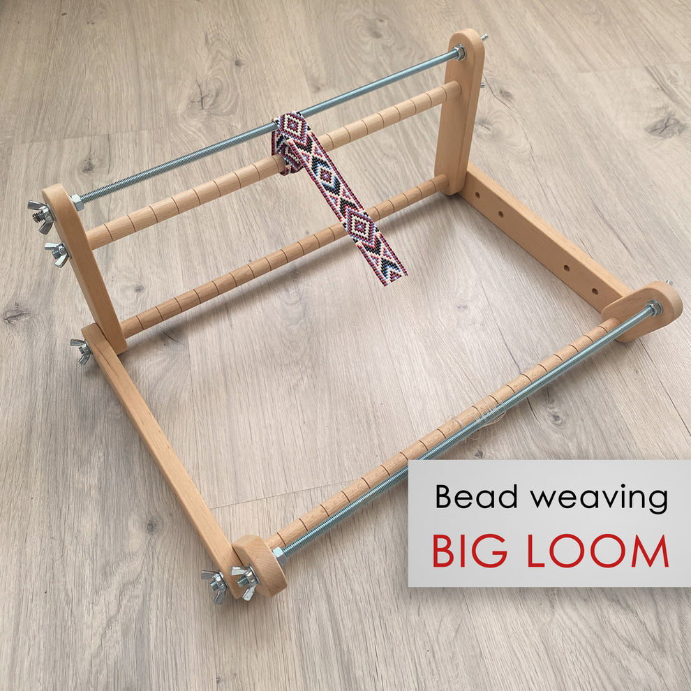 The Biggest Upright Loom for LONG seed beadwork weaving – MariVirra